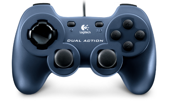 GalleryImage - Dual Action™ Gamepad – Logitech Asistencia + descarga