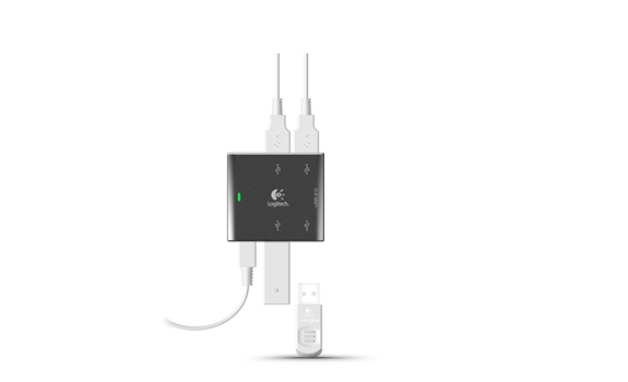 4-Port USB Hub for Notebooks - Logitech Support