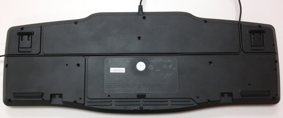 Grooves on bottom of G103 gaming keyboard – Logitech Support + Download