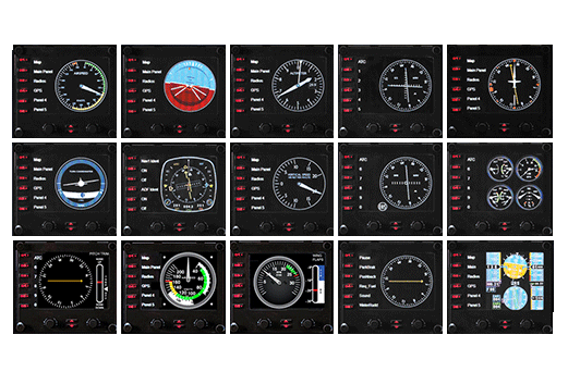 Product Gallery - flight-sim-instrument-panel - Saitek_Instrument-panel ...